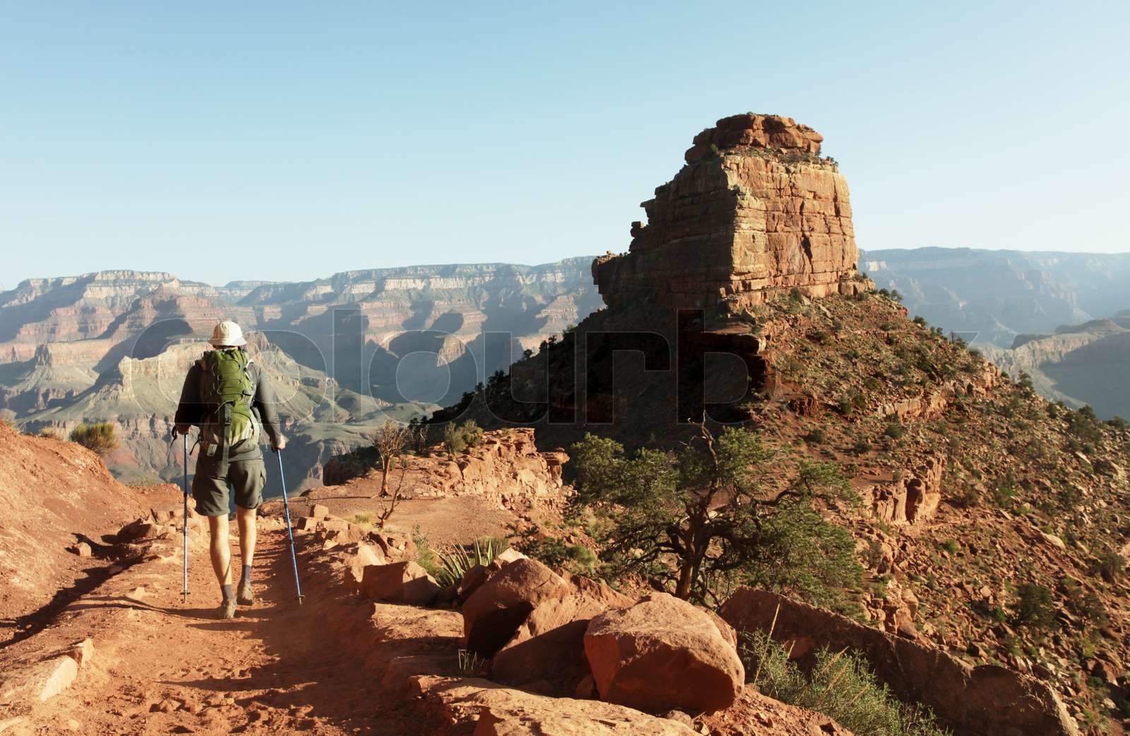 Hike in Grand Canyon | Stock image | Colourbox