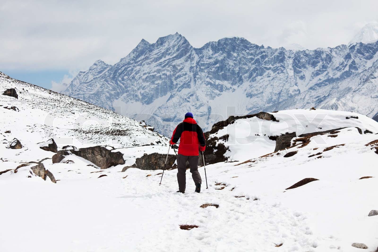 Hike in Himalaya | Stock image | Colourbox