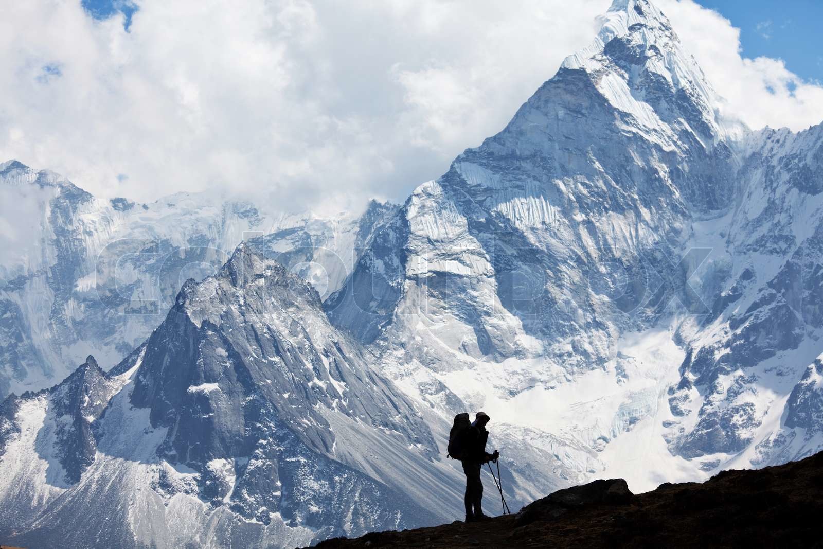 Hike in Himalaya | Stock image | Colourbox