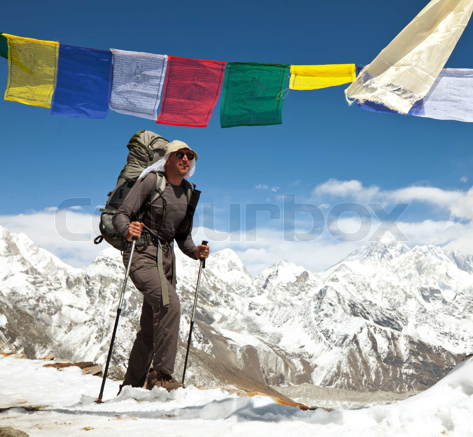 Hike In Nepal Stock Image Colourbox hike-in-nepal-stock-image-colourbox