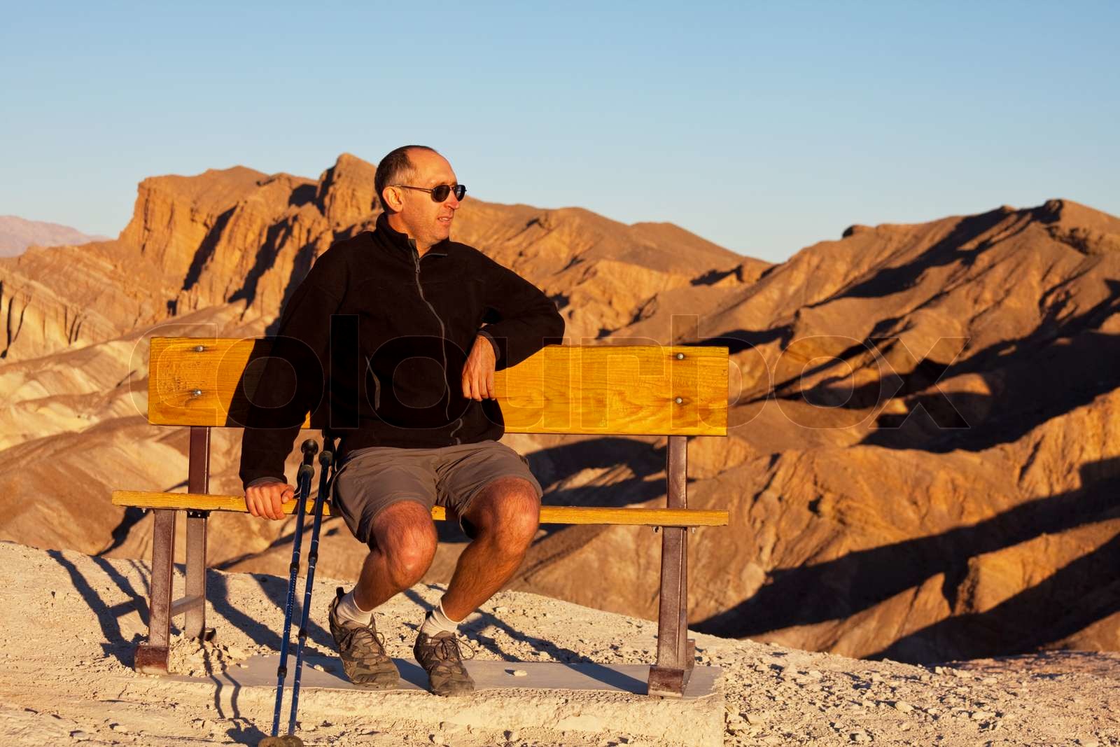 Resting man | Stock image | Colourbox