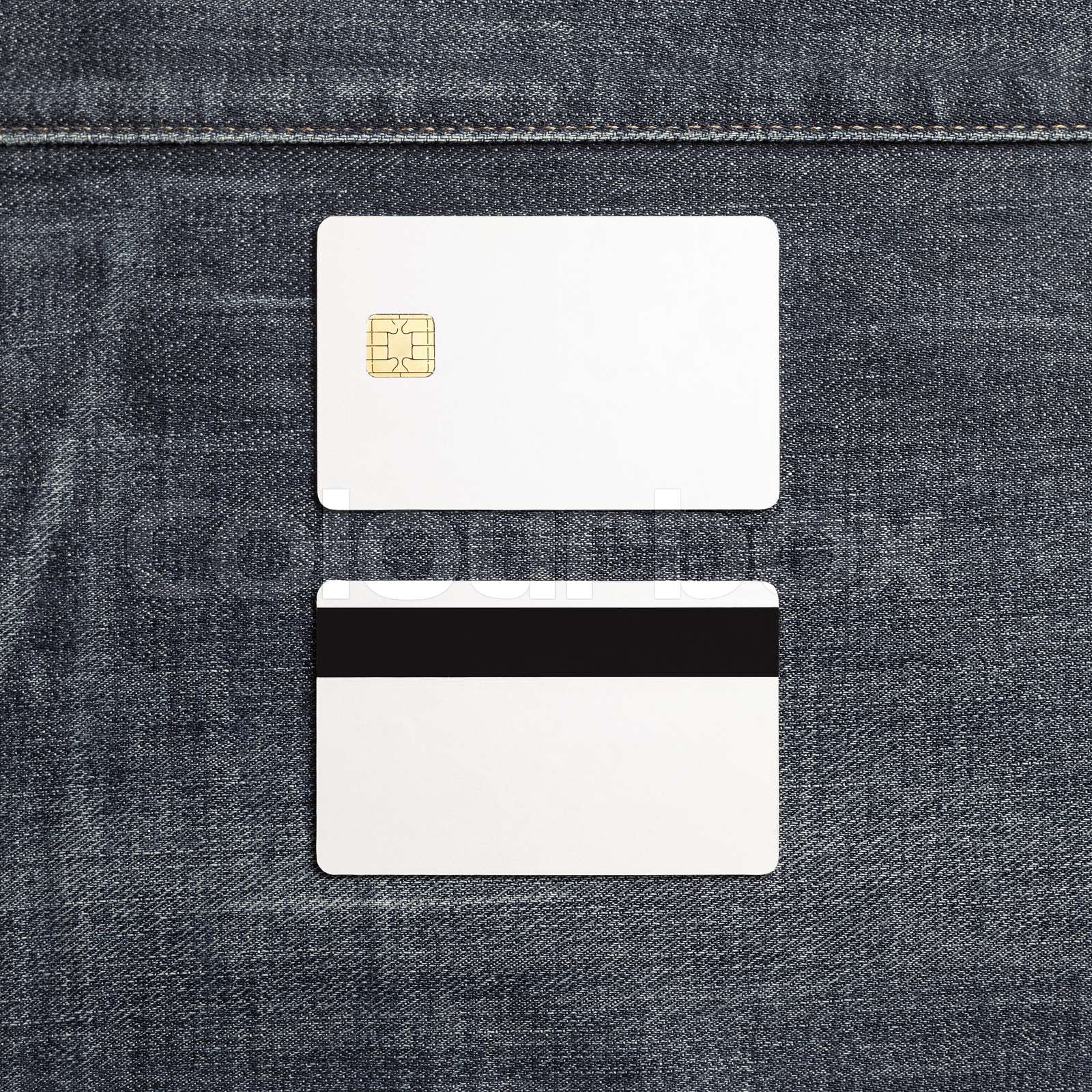 Blank credit cards | Stock image | Colourbox