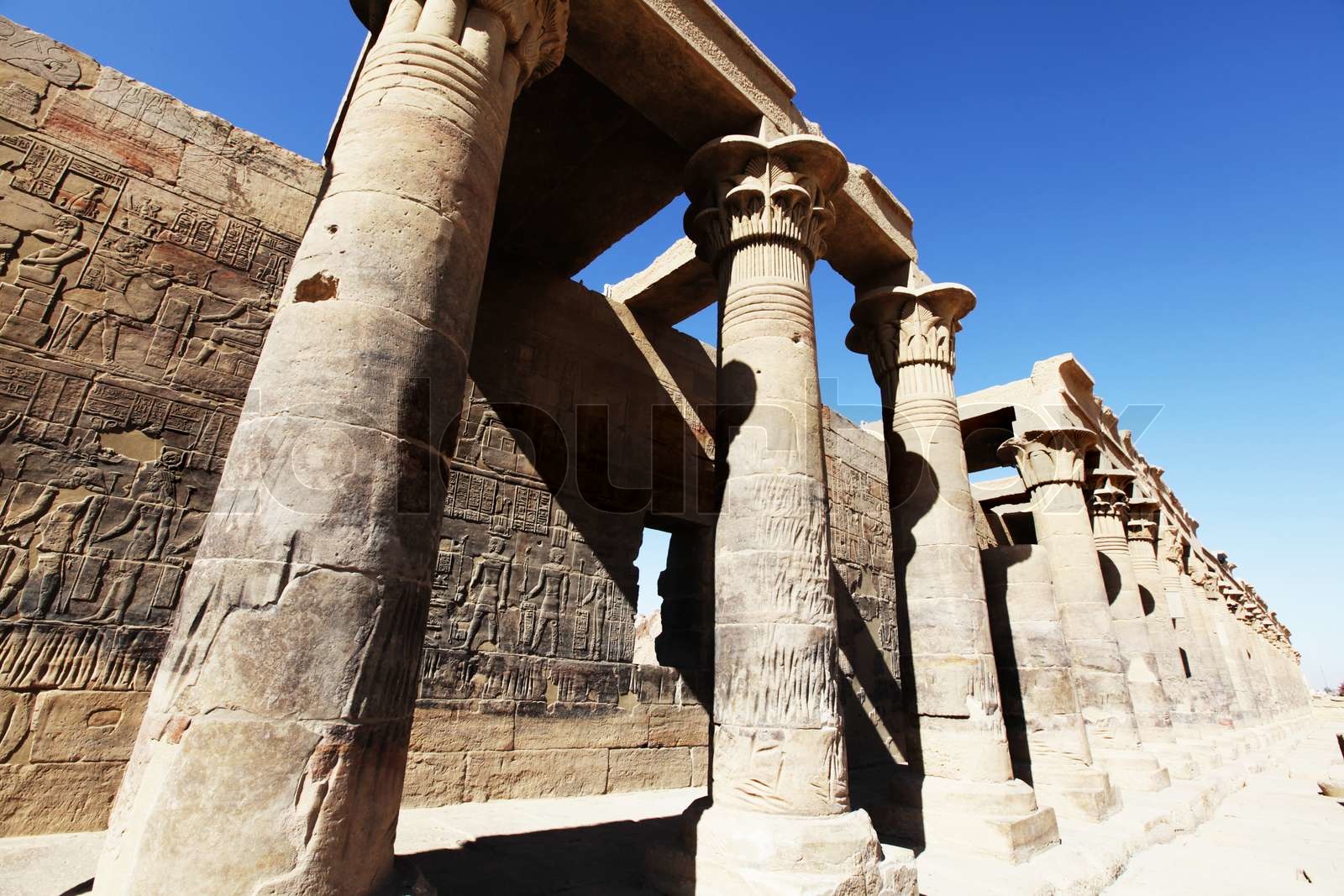 Egyptian temple | Stock image | Colourbox