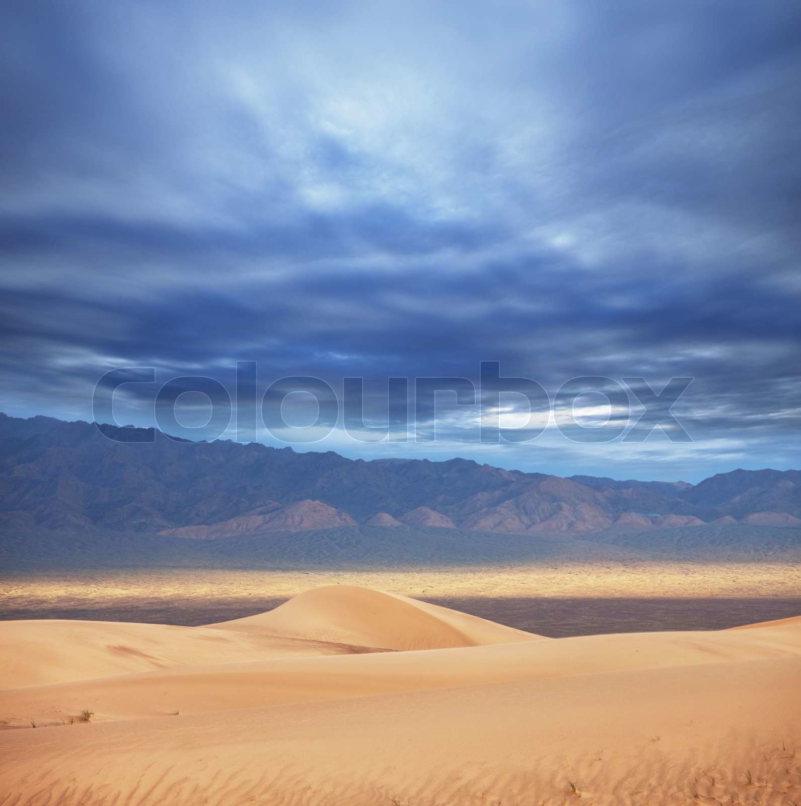 Sand desert | Stock image | Colourbox