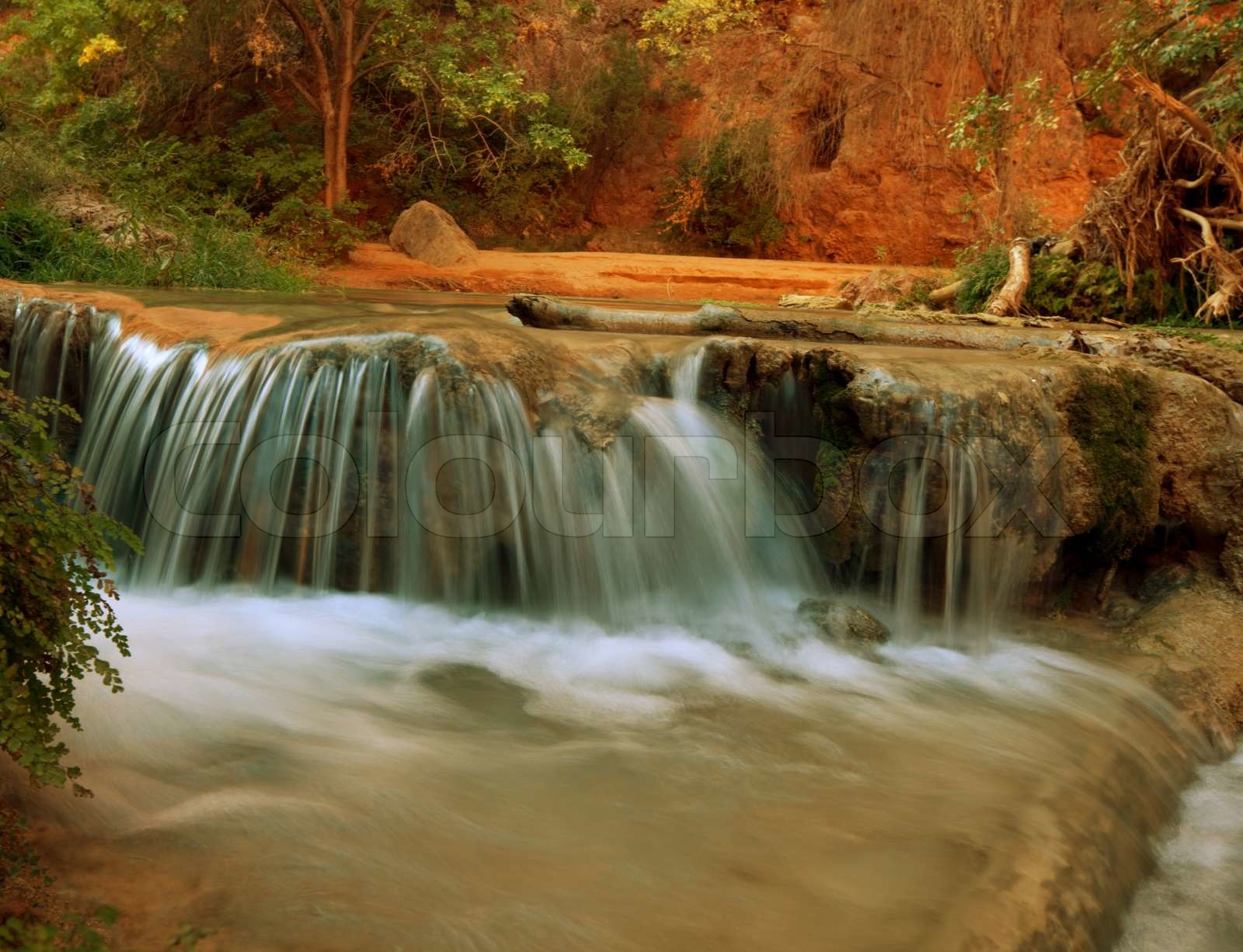 Water cascade | Stock image | Colourbox