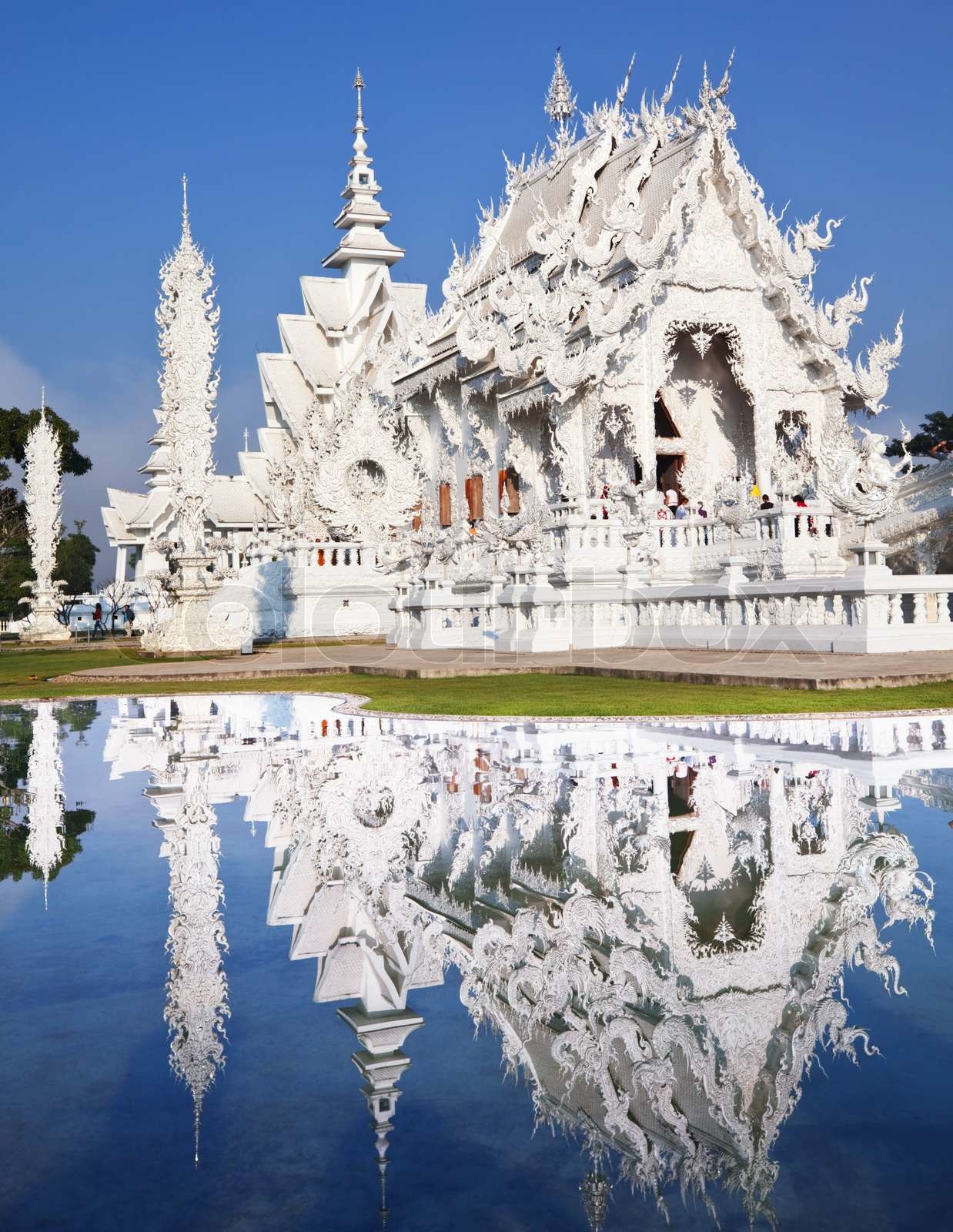 White temple | Stock image | Colourbox