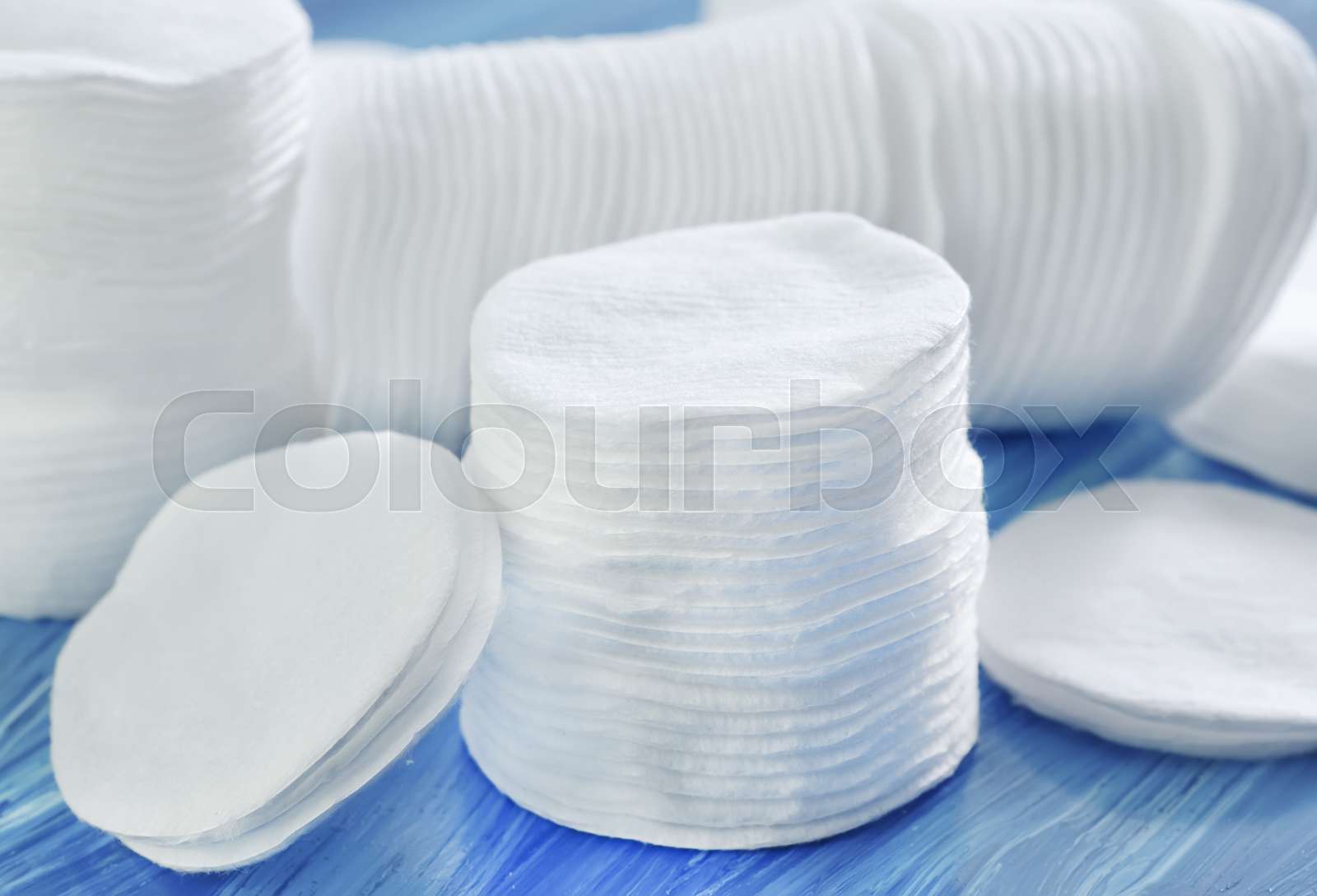 cotton disk | Stock image | Colourbox