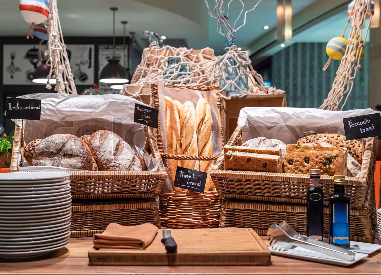 Bread Station | Stock image | Colourbox