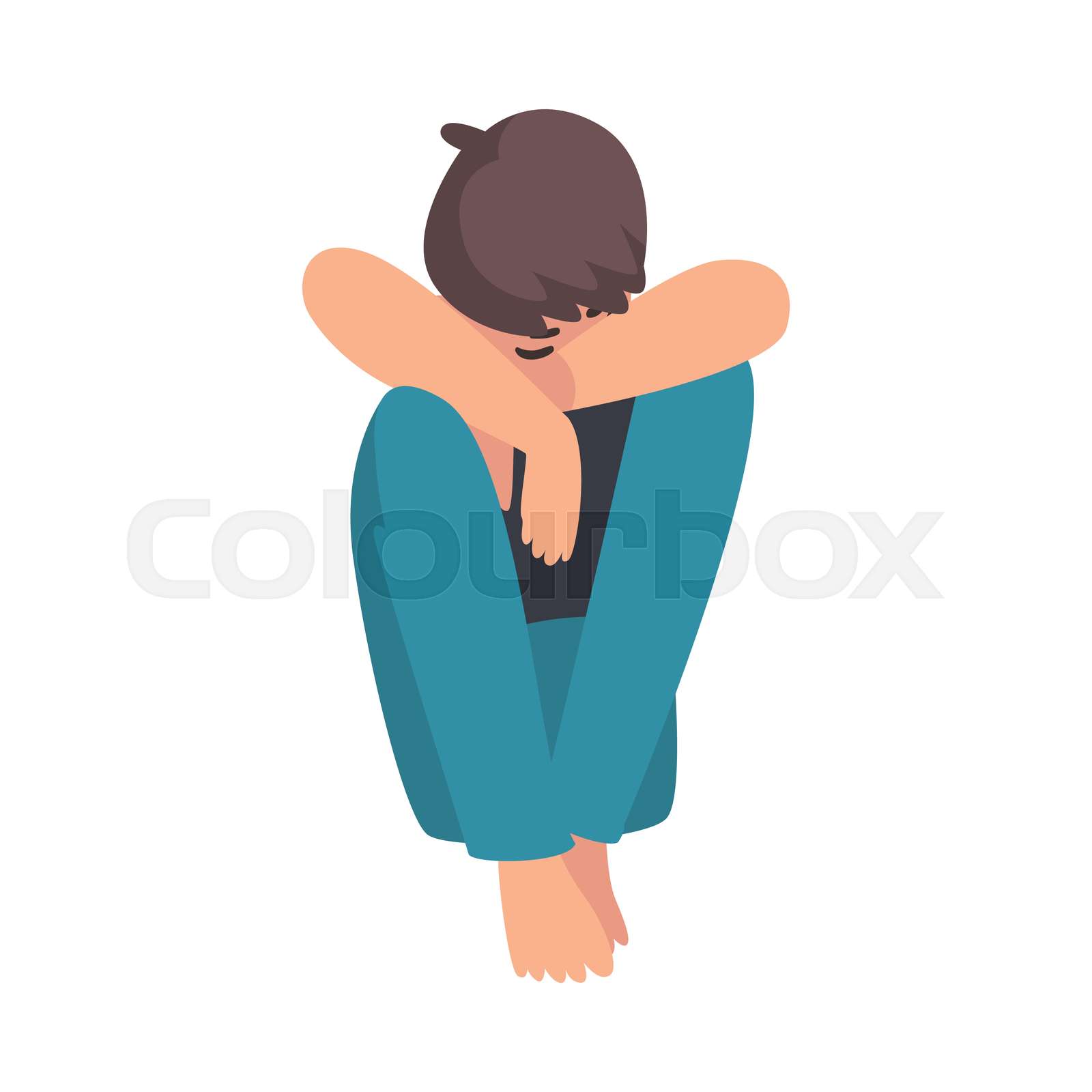 Sad People Hugging