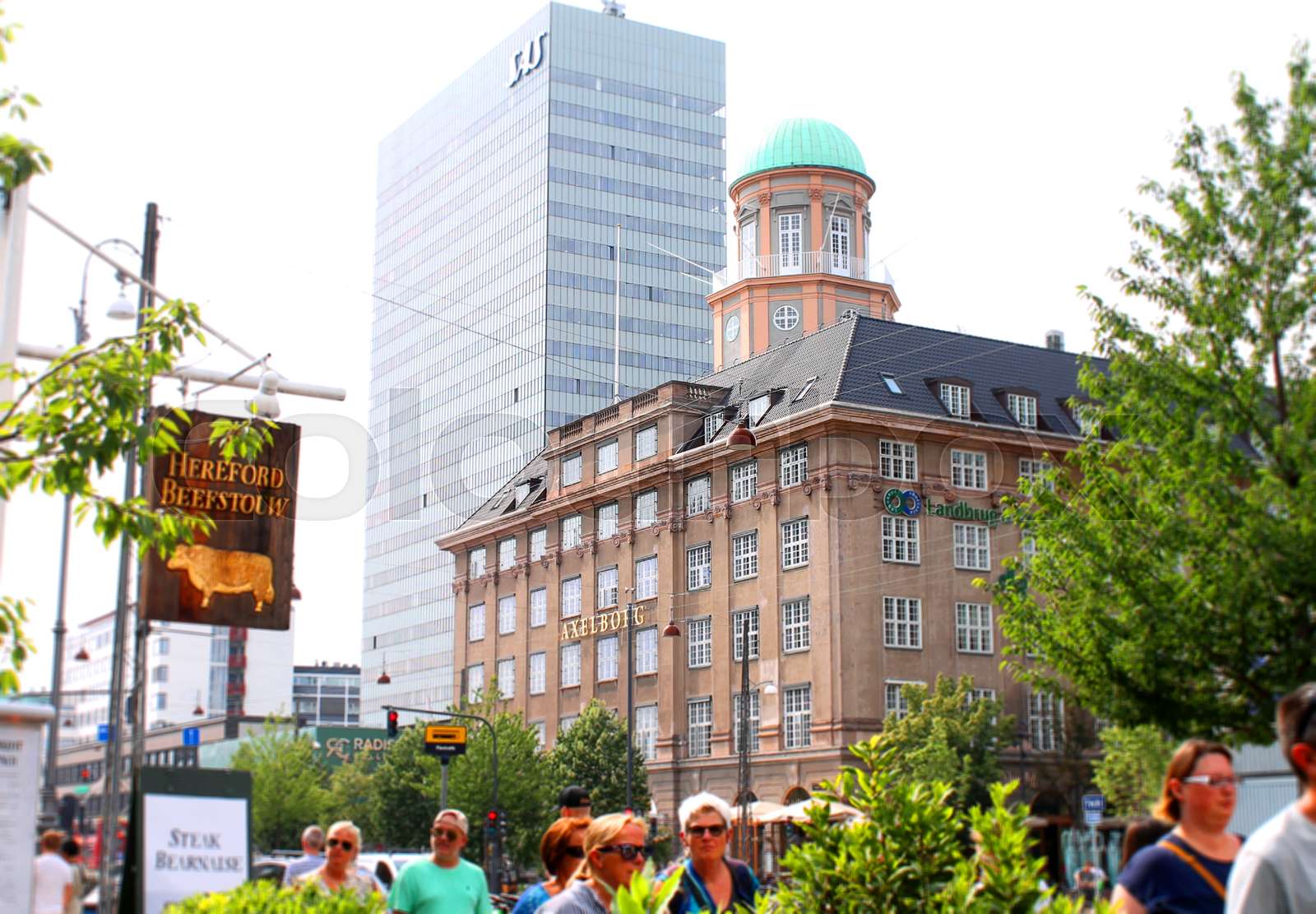 Axelborg - Landbrug og Fødevarer - bygning i København | Stock foto ...