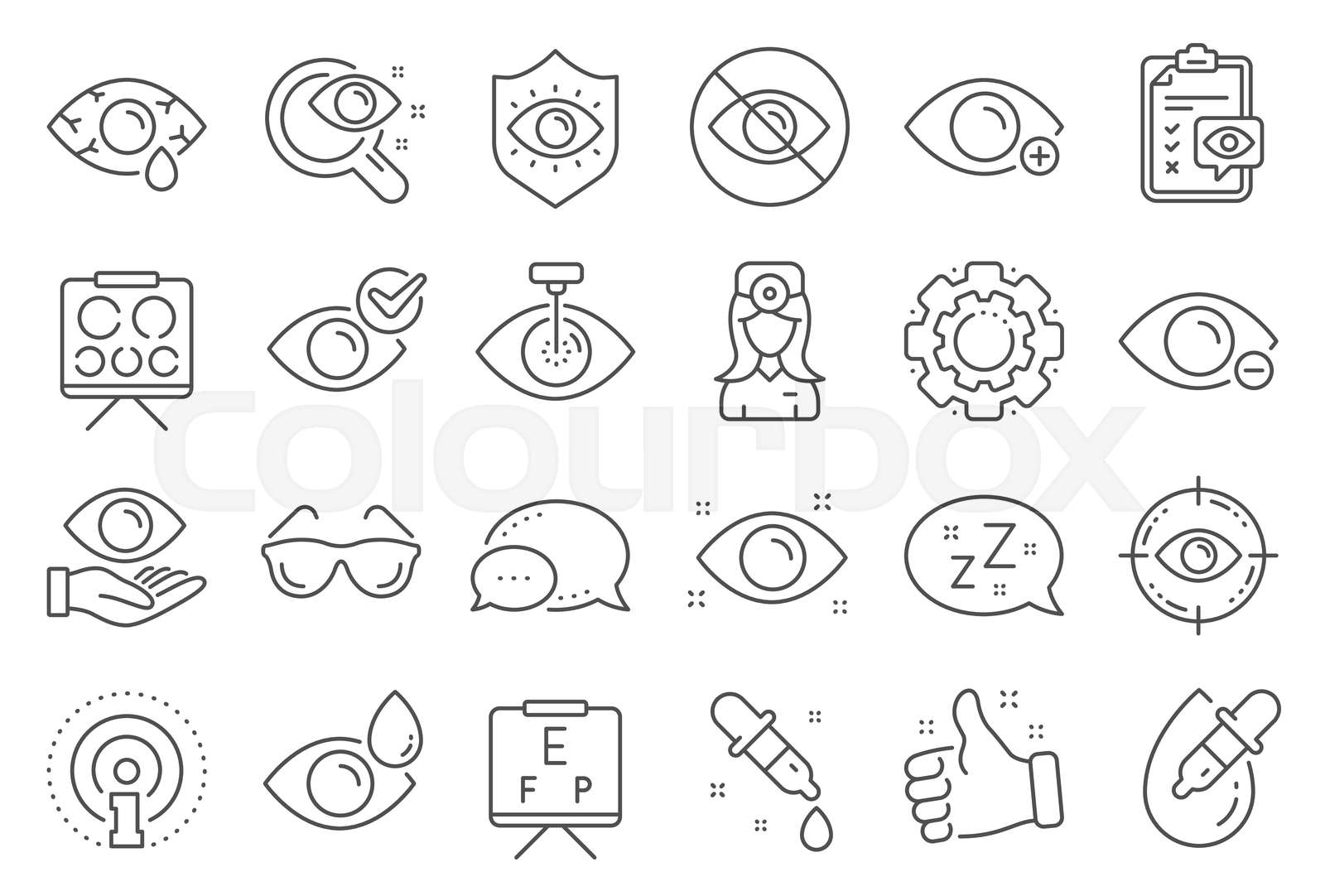 icon, symbol, kontrolle | Stock-Vektor | Colourbox