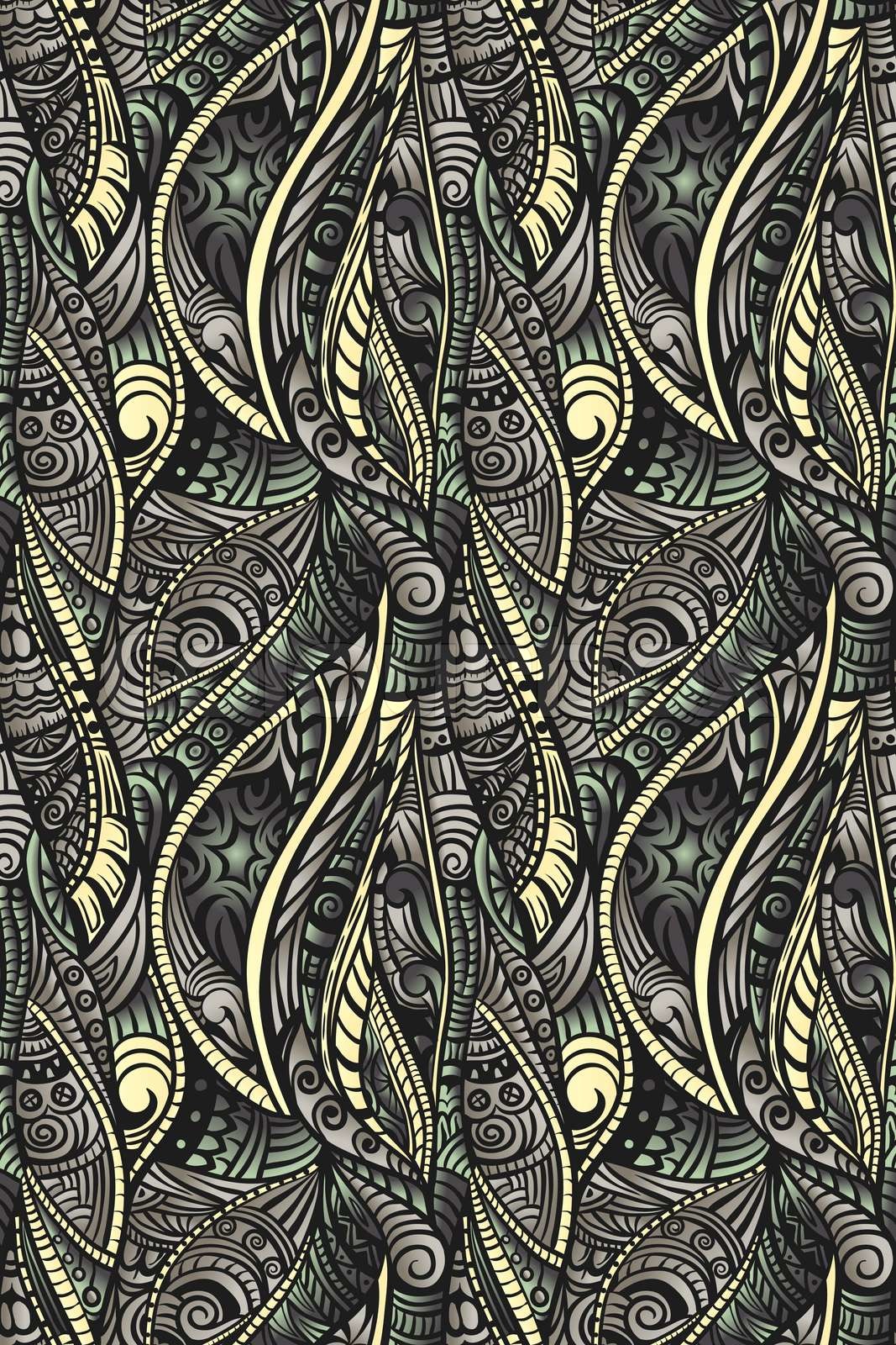 Abstract seamless wallpaper | Stock vector | Colourbox