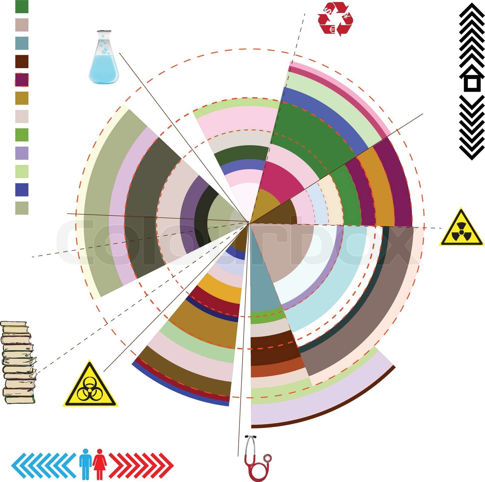 Abstract diagram | Stock vector | Colourbox