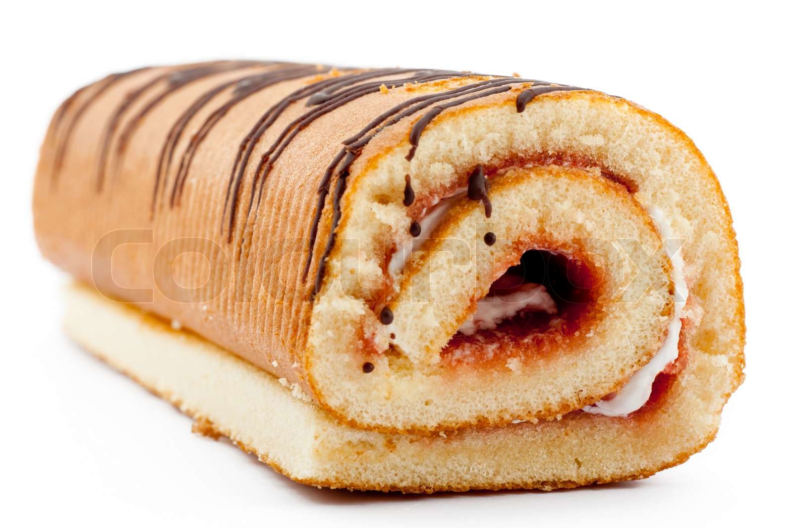 roll cake | Stock image | Colourbox
