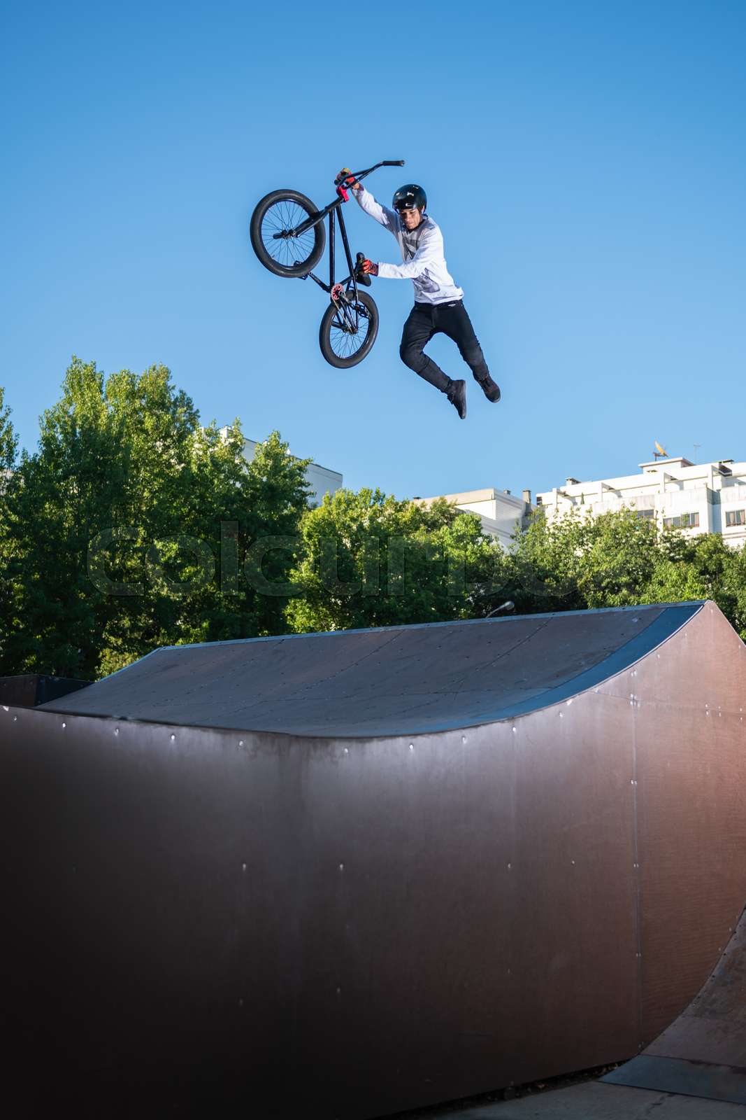 BMX Bike Stunt | Stock image | Colourbox
