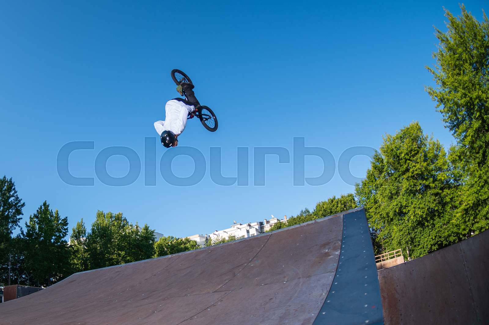 BMX Bike Stunt | Stock image | Colourbox