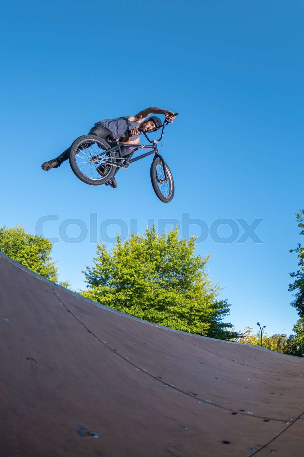 BMX Bike Stunt | Stock image | Colourbox