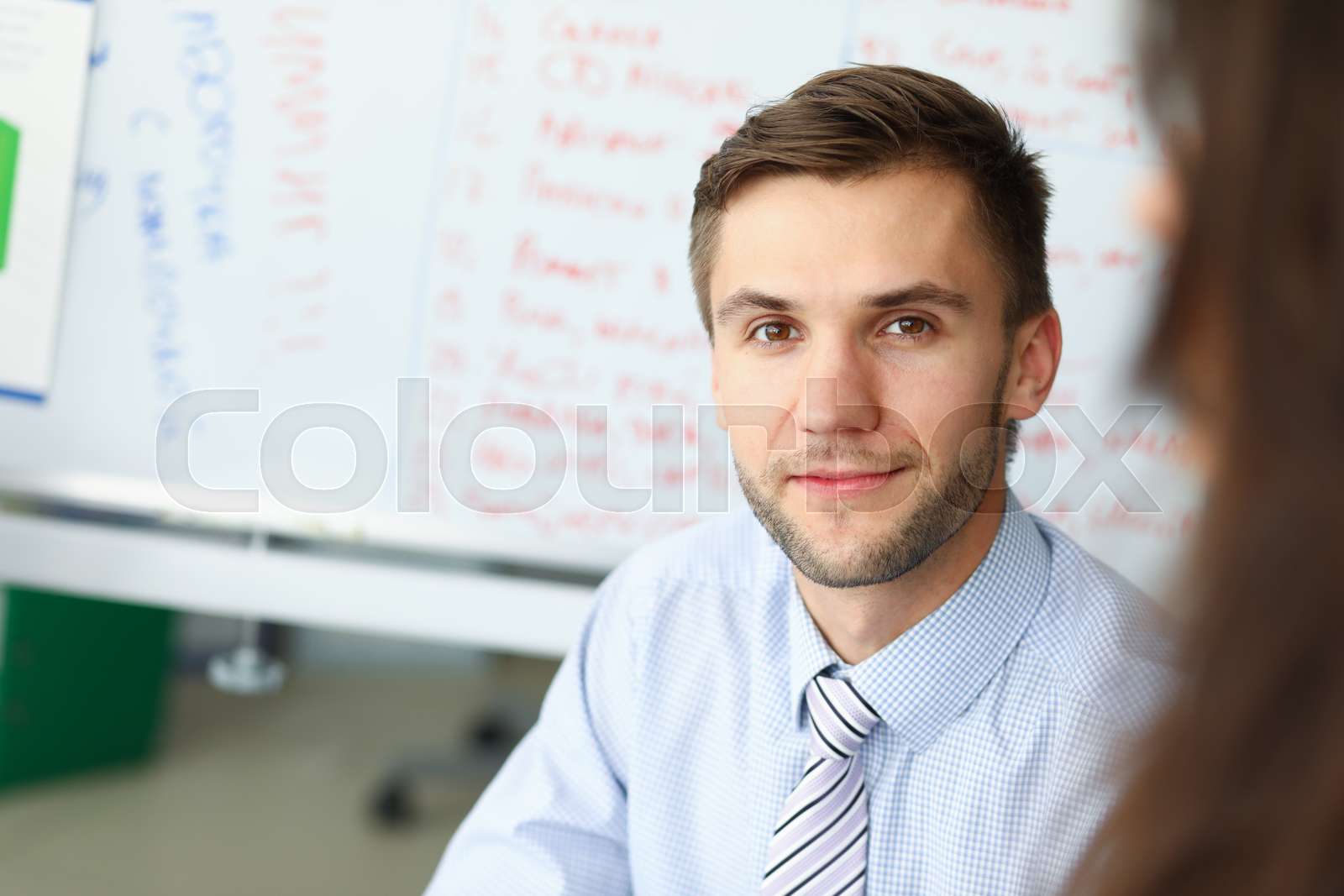 Smart man in office | Stock image | Colourbox