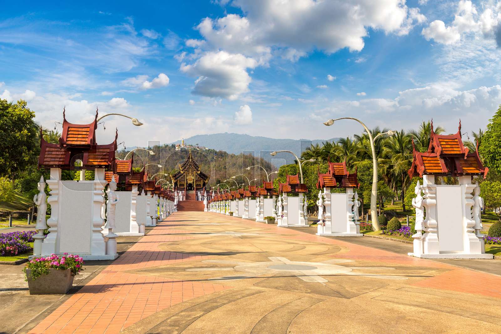 Royal Ratchaphruek Park in Chiang Mai | Stock image | Colourbox