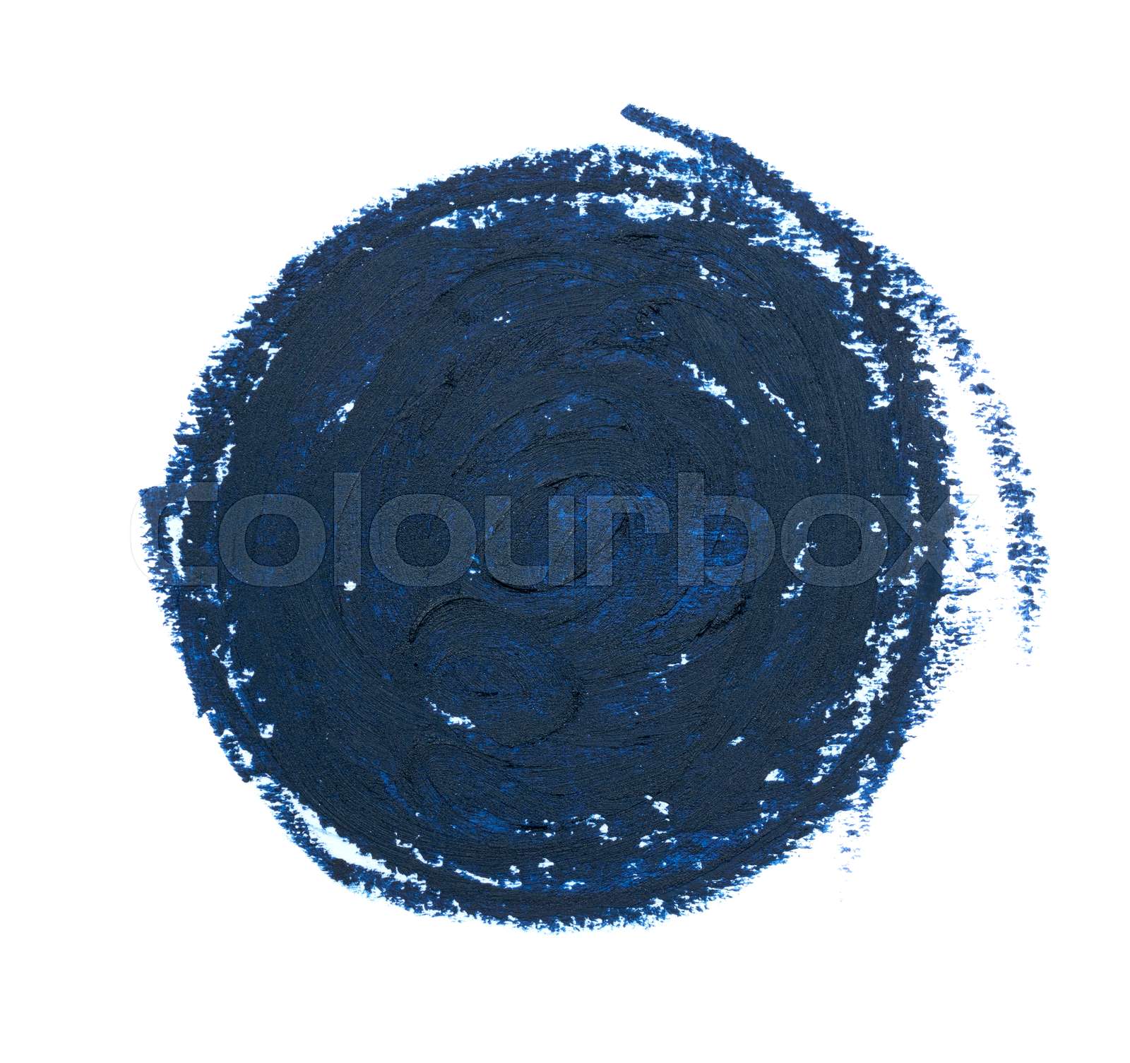 Dark blue pencil drawings are isolated on white paper | Stock image ...