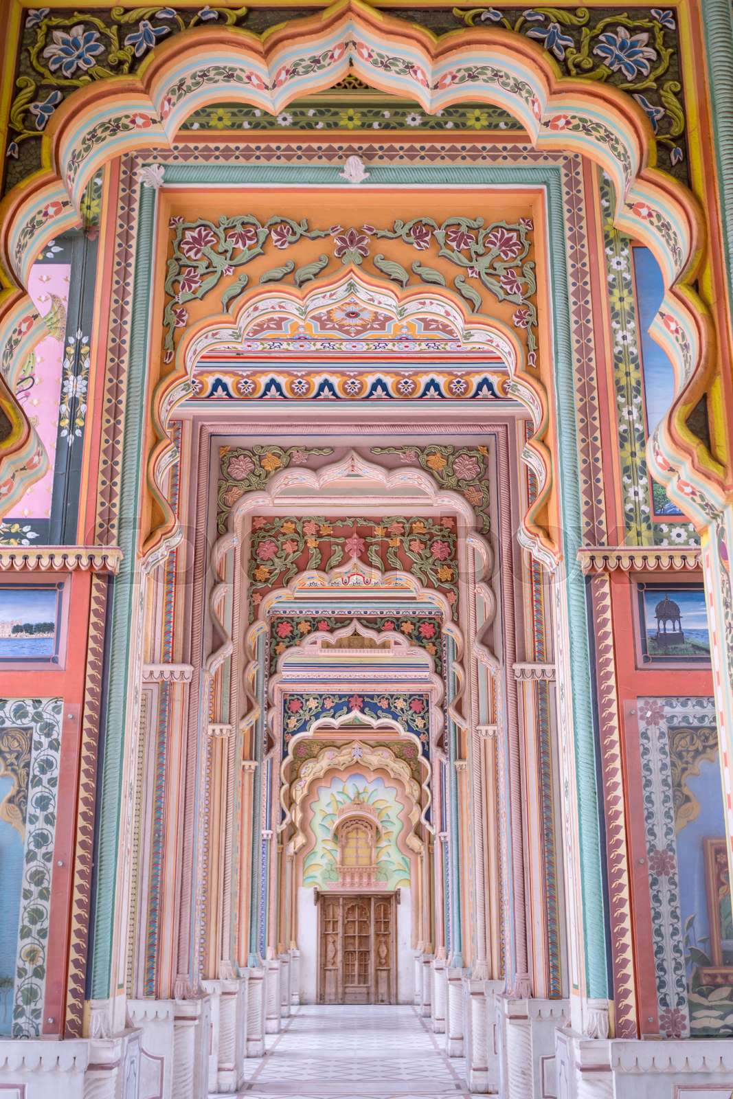 Patrika gate. The ninth gate of Jaipur, Jaipur, Rajasthan, India ...
