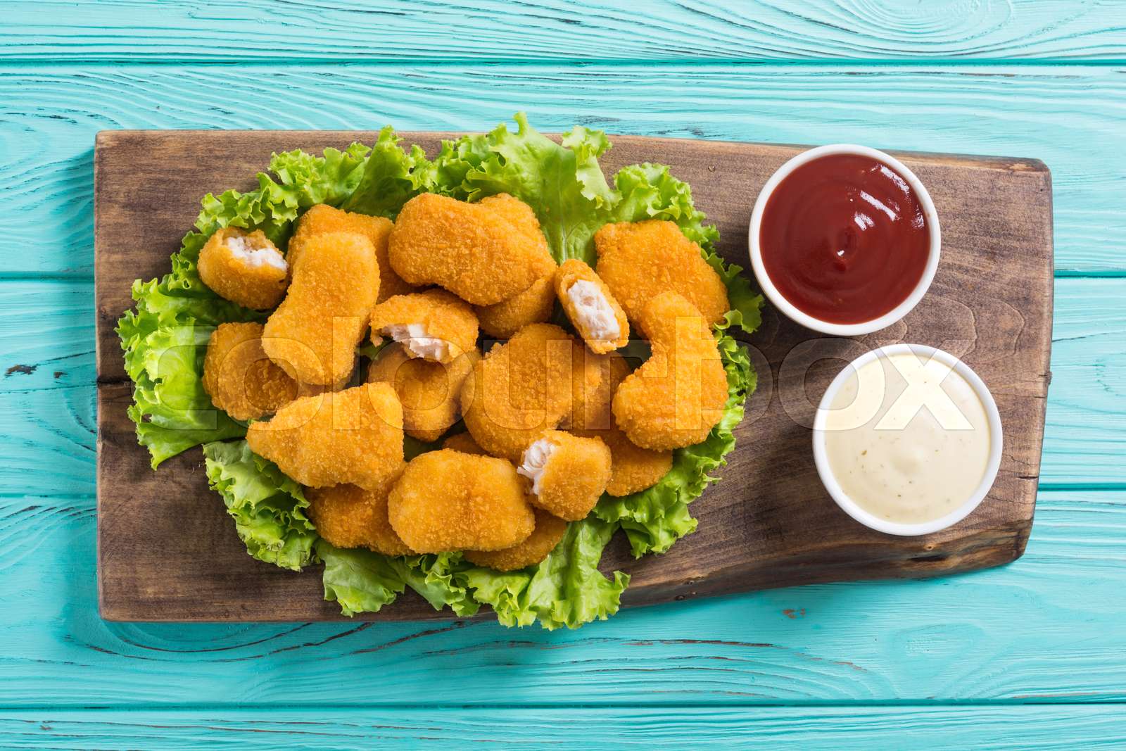 nuggets, menü, frisch | Stock Bild | Colourbox
