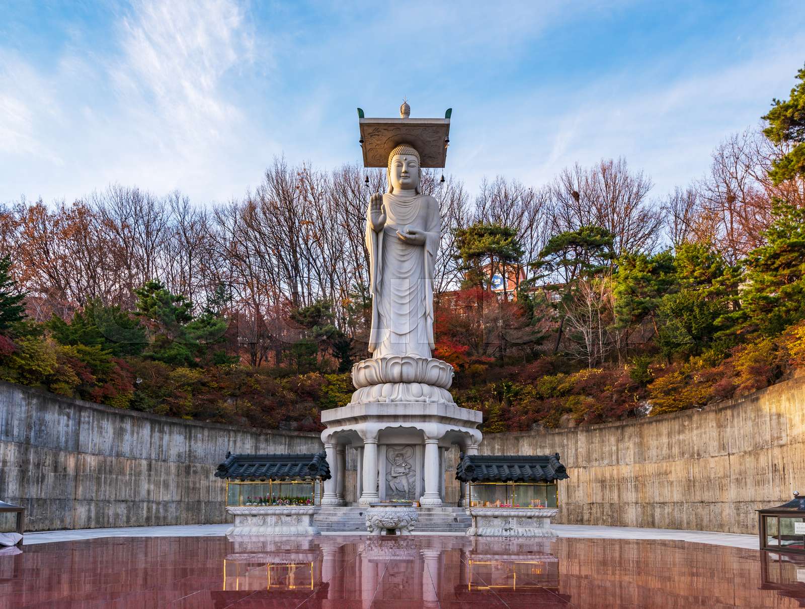 bongeunsa temple in gangnam city,Southl korea | Stock image | Colourbox