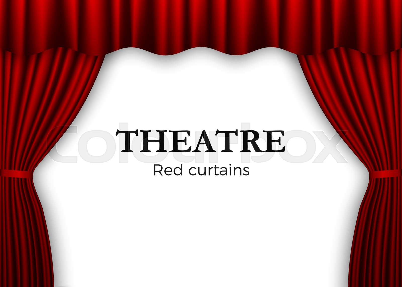 Stage Curtains Closed Clipart