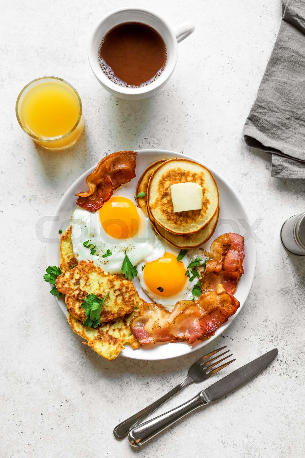 Full American Breakfast | Stock image | Colourbox