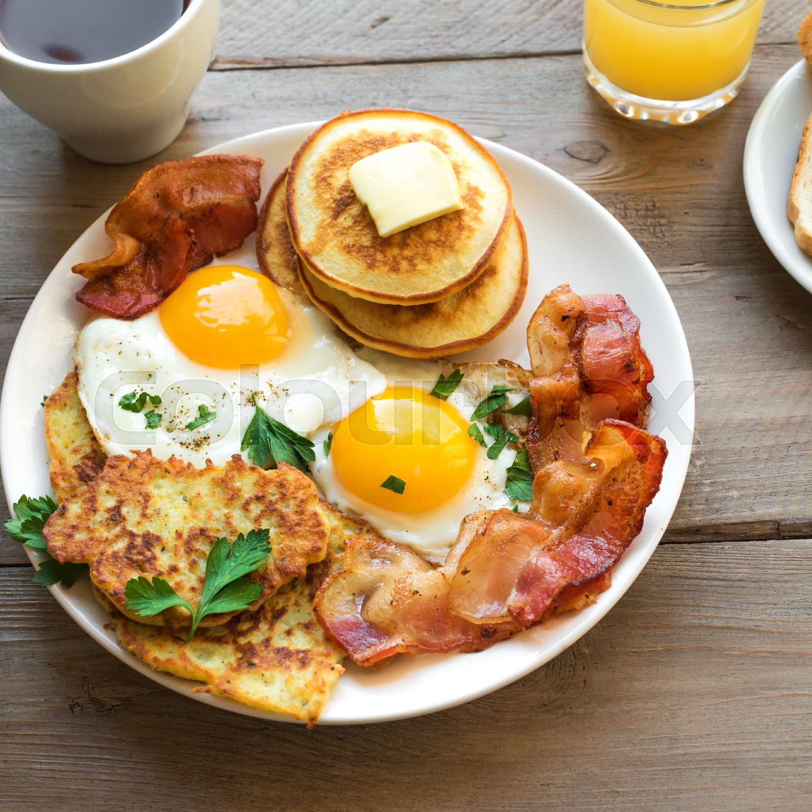 Full American Breakfast | Stock image | Colourbox