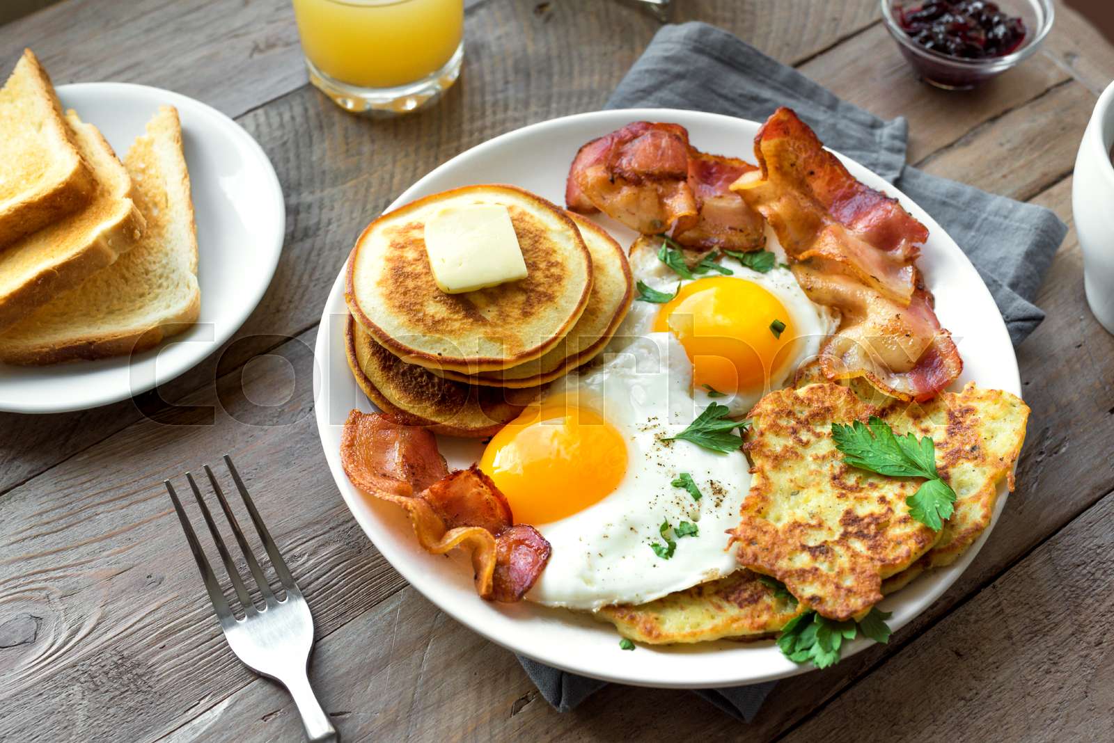 Full American Breakfast | Stock image | Colourbox