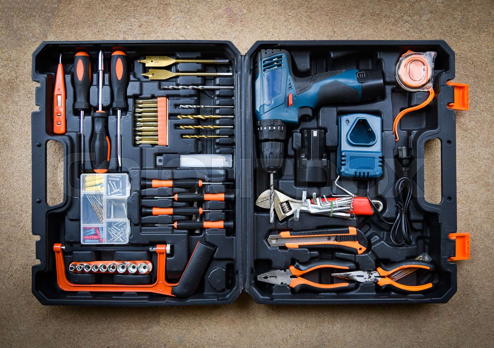 Craftsman tool modern / Collection Set carpentry tools for working wood ...