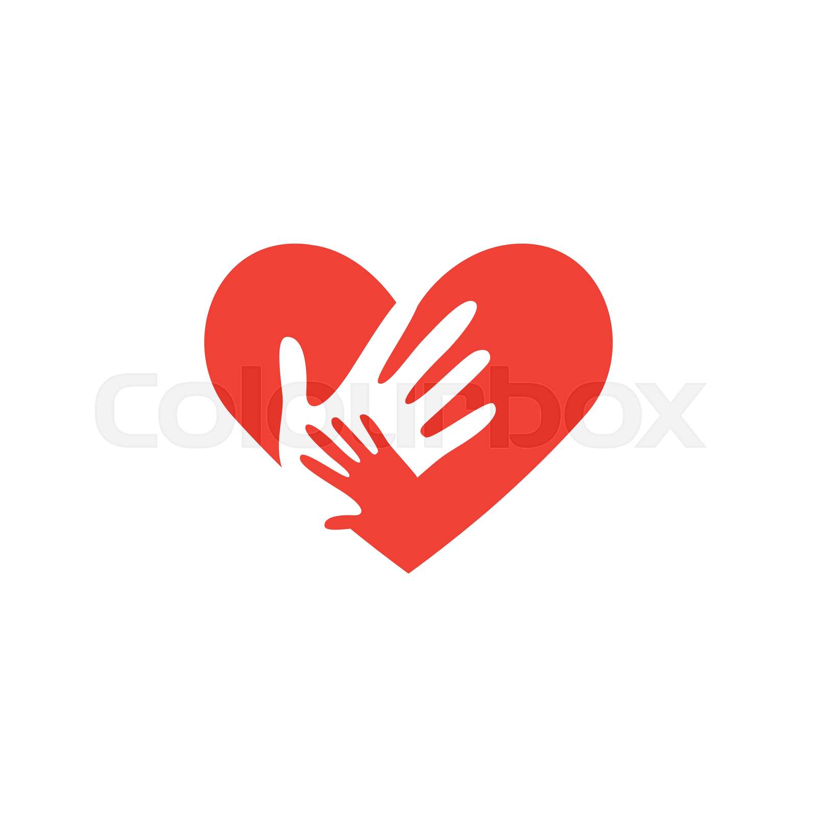 Palm hand graphic design template vector isolated | Stock vector ...
