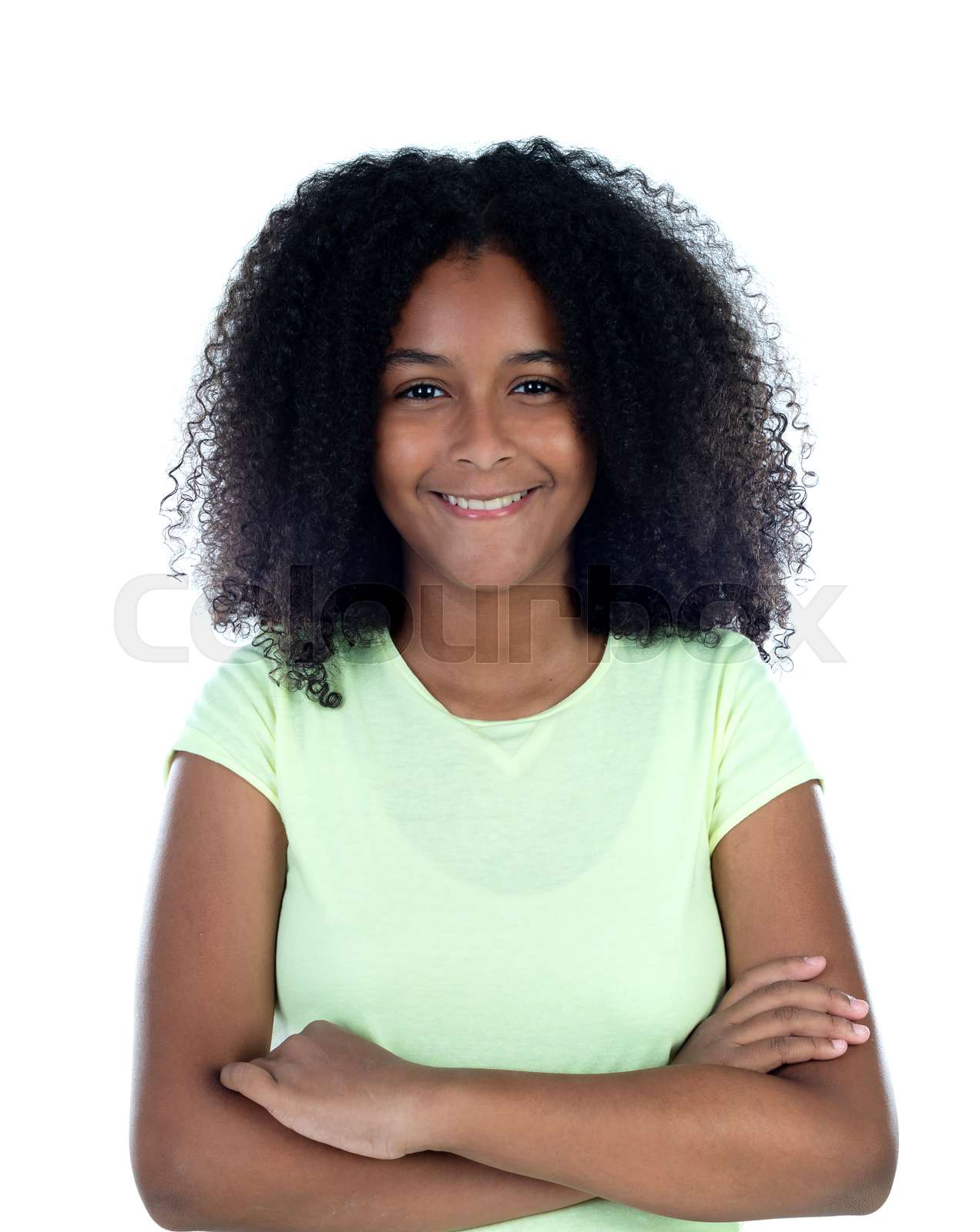 Beautiful teenager african girl with a beautiful hair | Stock image ...