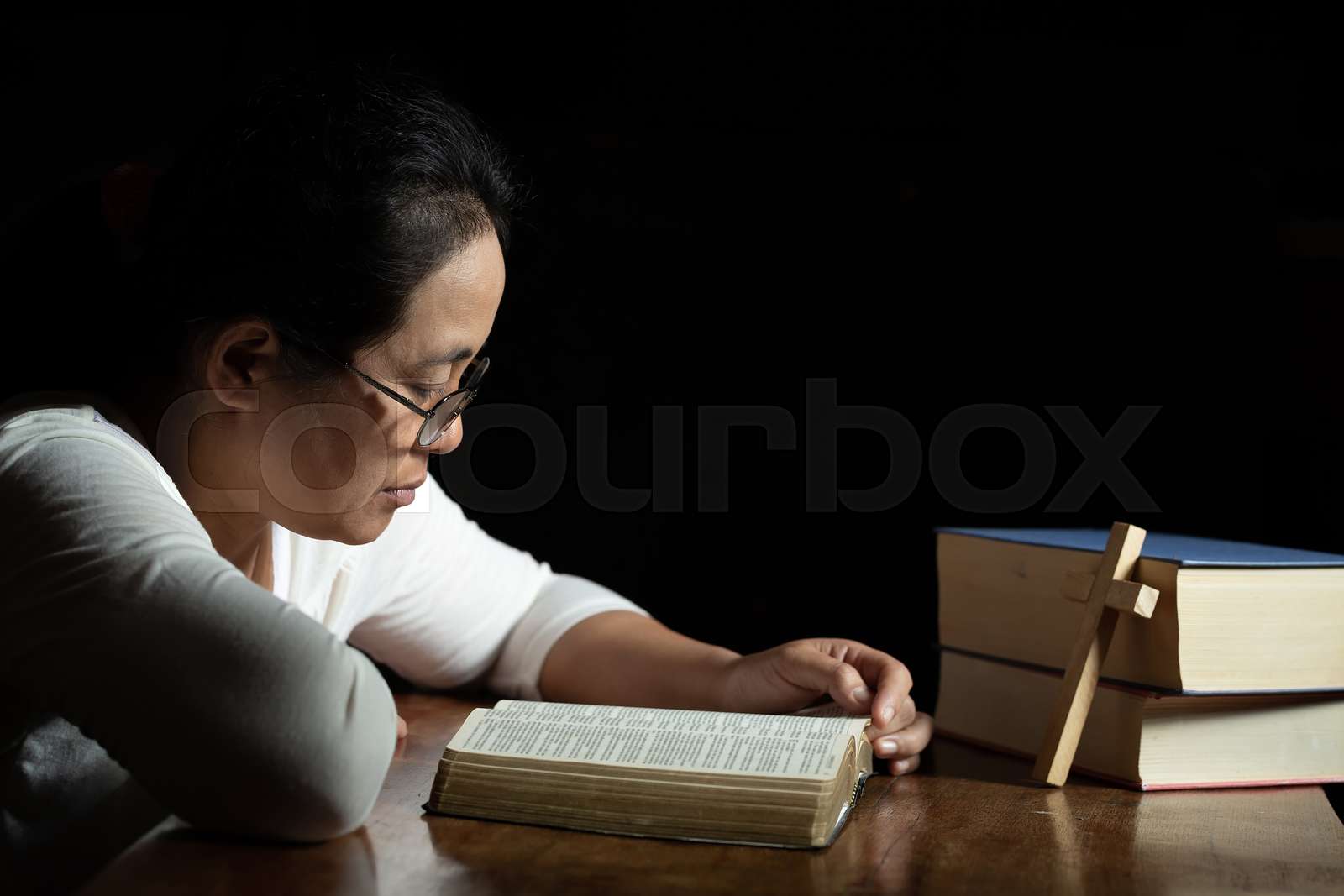 Christian women read the scriptures in the house | Stock image | Colourbox