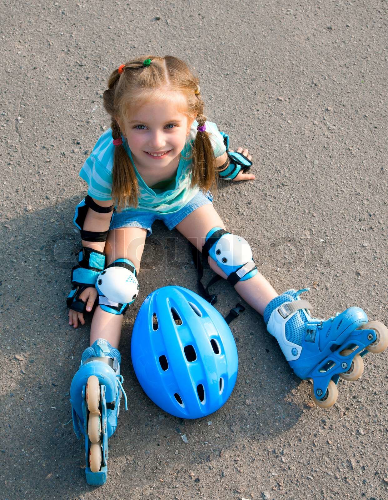 girl on roller skates | Stock image | Colourbox