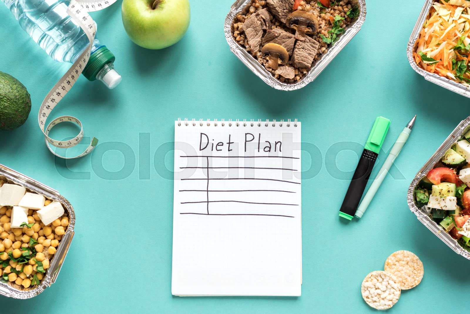 Diet Plan | Stock image | Colourbox