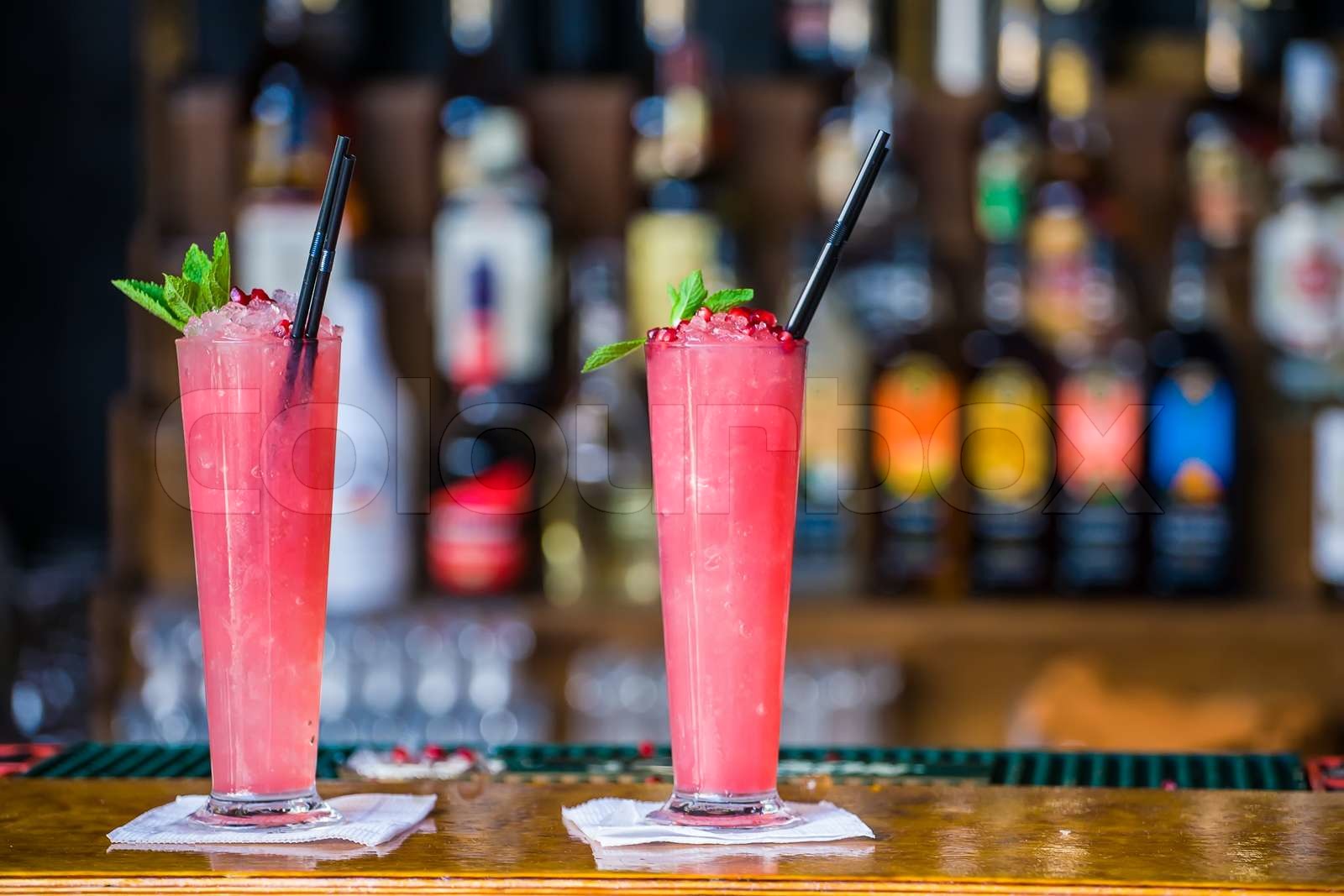 cocktail at the bar | Stock image | Colourbox