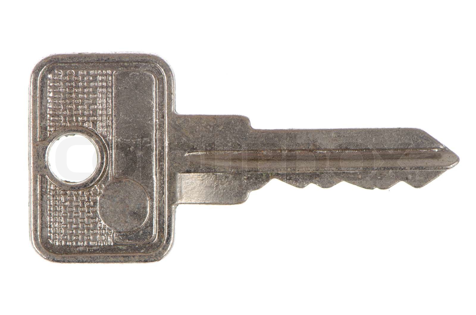 Used metal key | Stock image | Colourbox