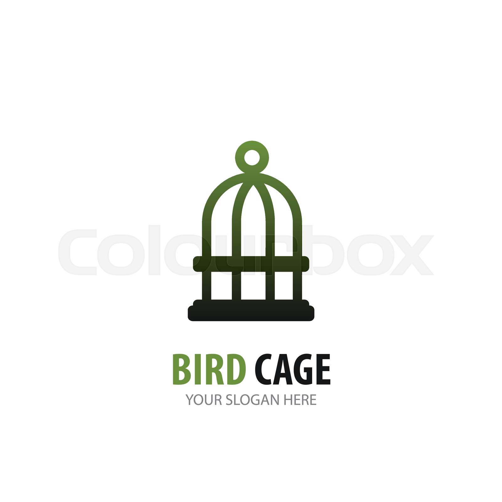 Bird cage logo for business company. Simple Bird cage logotype idea ...