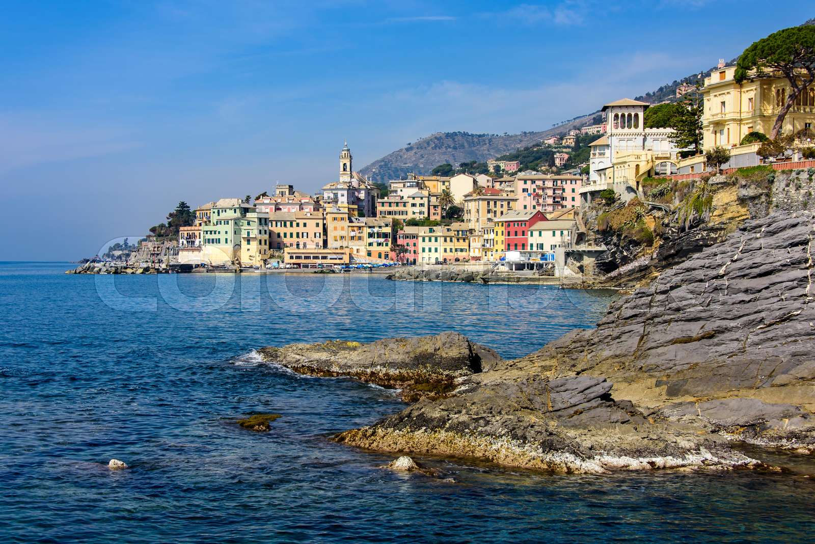 Village of Bogliasco | Stock image | Colourbox