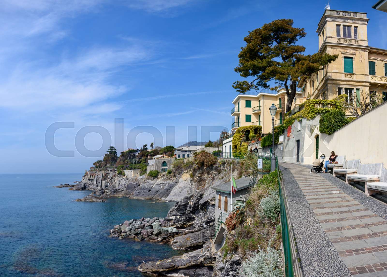 Village of Bogliasco | Stock image | Colourbox