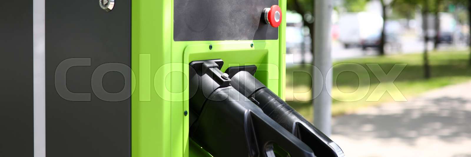 Modern fuel dispenser | Stock image | Colourbox