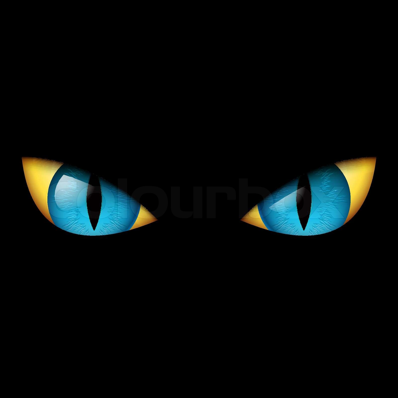 Evil Blue Eye | Stock vector | Colourbox