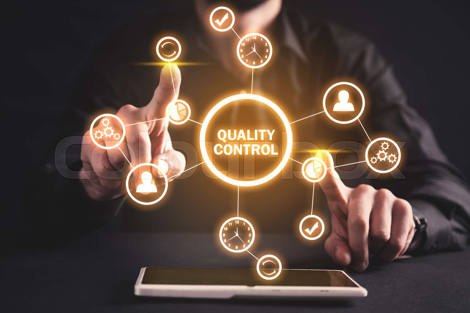 Quality control, Industry, Technology, Internet, Business | Stock image ...