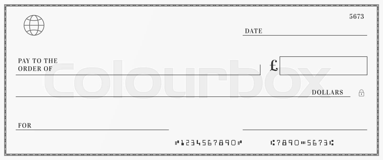 Check Layout Template