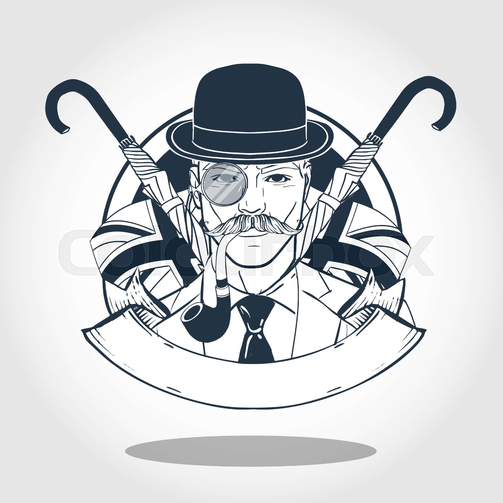 Sketch british man | Stock vector | Colourbox Sketch british man | Stock vector | Colourbox