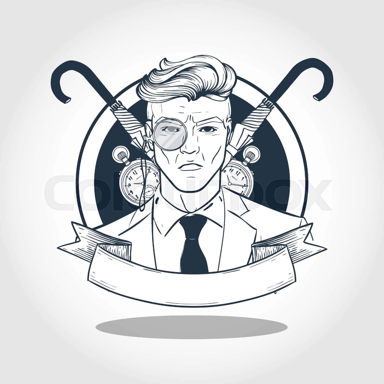Sketch british man | Stock vector | Colourbox Sketch british man | Stock vector | Colourbox