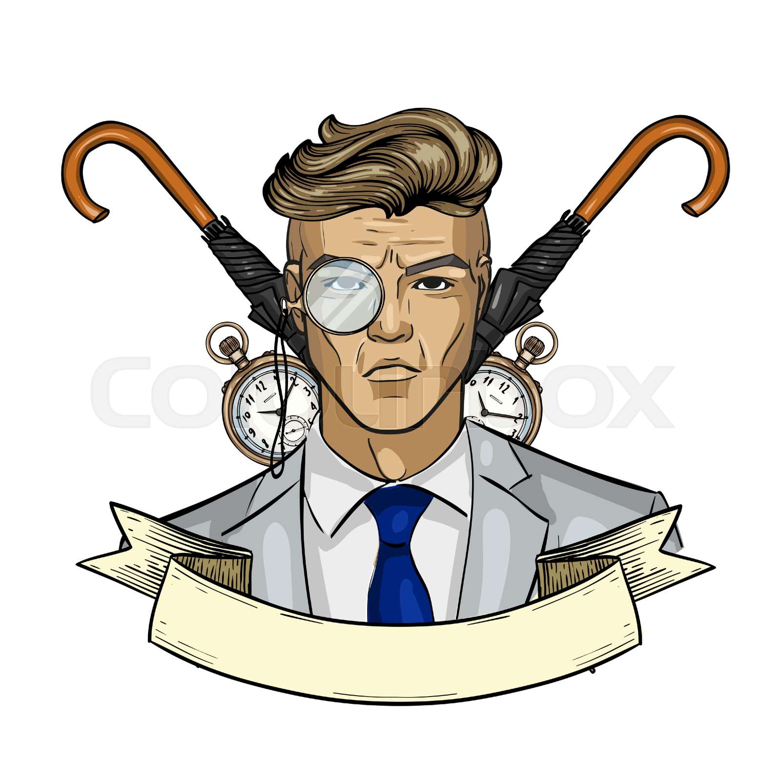 Sketch british man | Stock vector | Colourbox Sketch british man | Stock vector | Colourbox