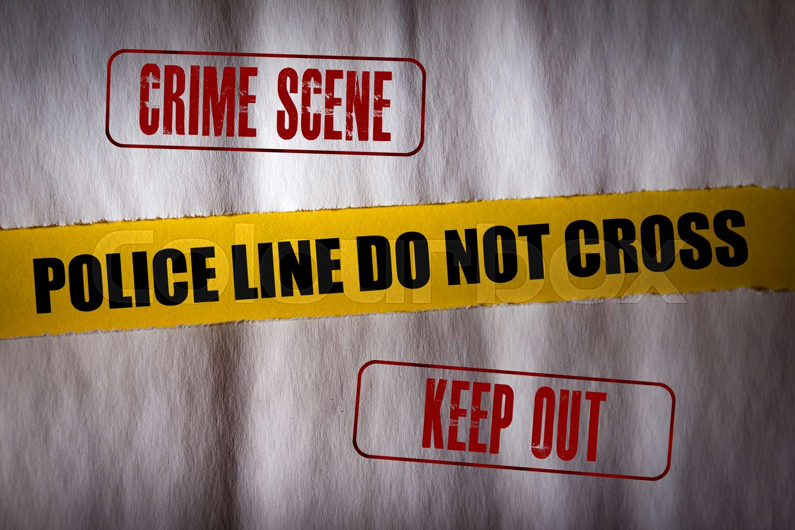 Poster Police Line Do Not Cross | Stock image | Colourbox